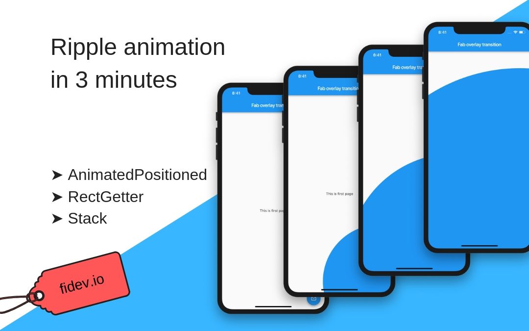 How to make ripple page transition in 3 minutes using Flutter | FlutterX How to make ripple page transition in 3 minutes using Flutter | FlutterX