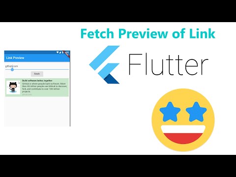 How to Fetch preview of link in flutter | FlutterX
