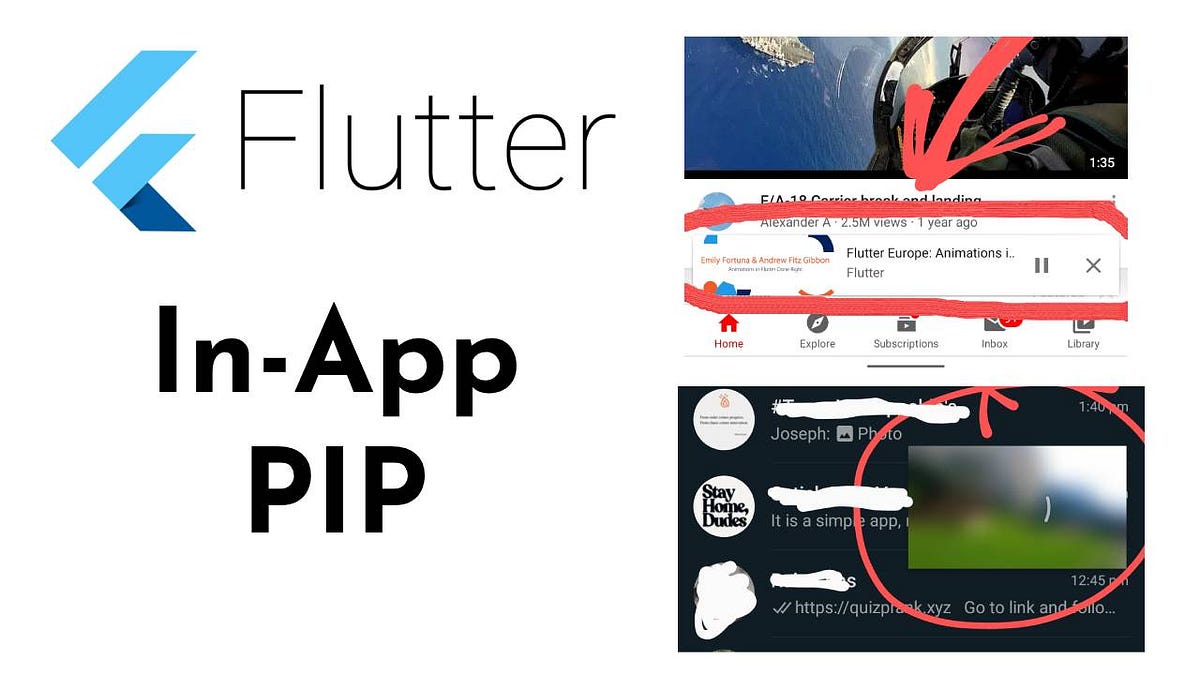 Flutter — App Level PIP using Ovelay | FlutterX