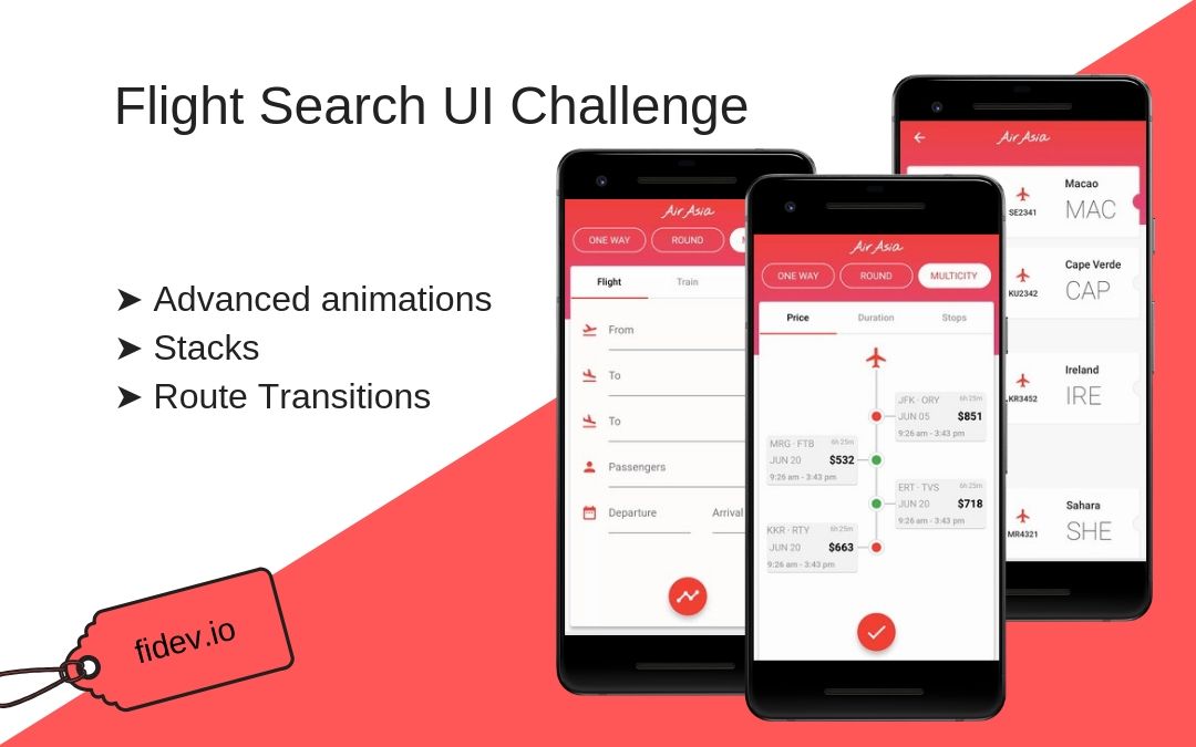 UI challenge - flight ui | FlutterX UI challenge - flight ui | FlutterX
